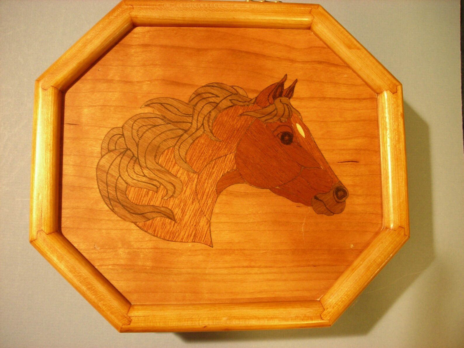 Carved Music Box With Original Designed Handmade Wood Inlay Artisan ...