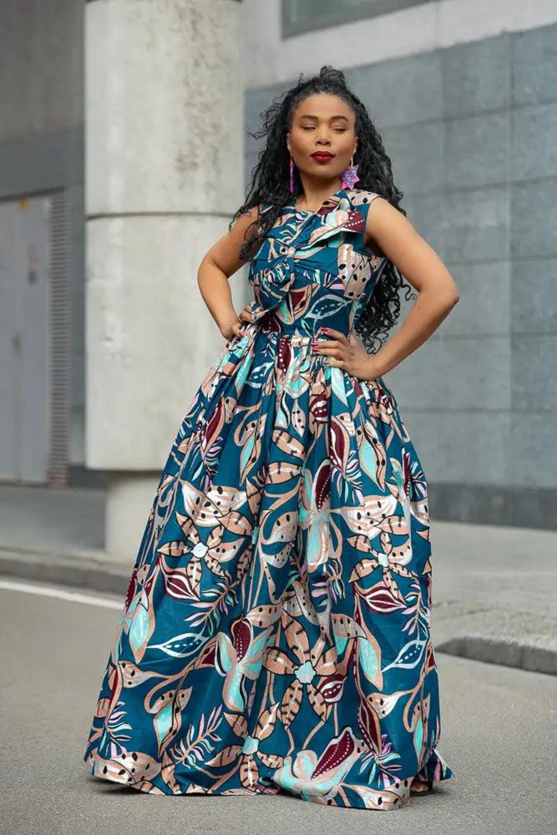 FUNKE MAXI DRESS - Etsy