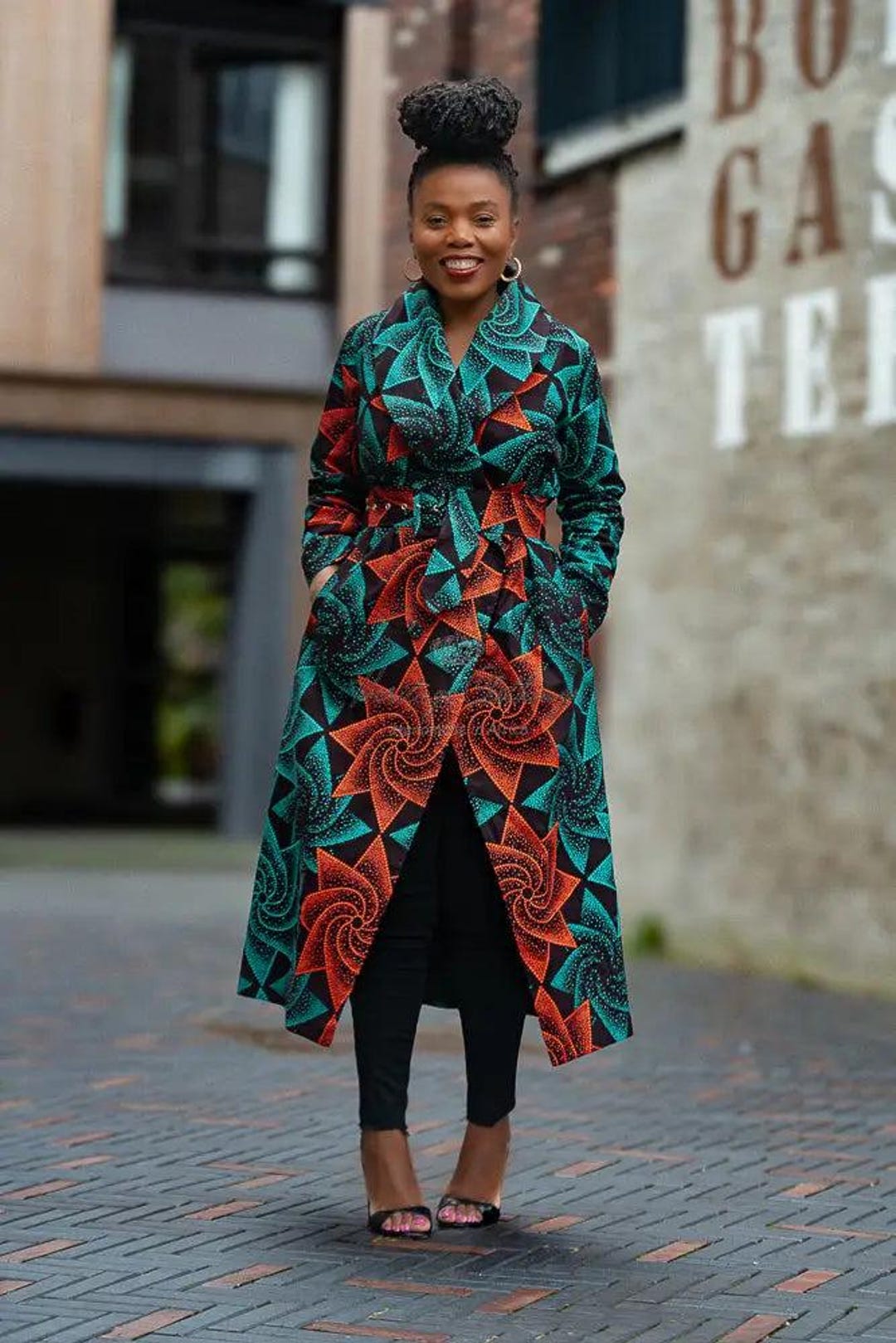 ZOLA GREEN AND Red Duster Jacket - Etsy