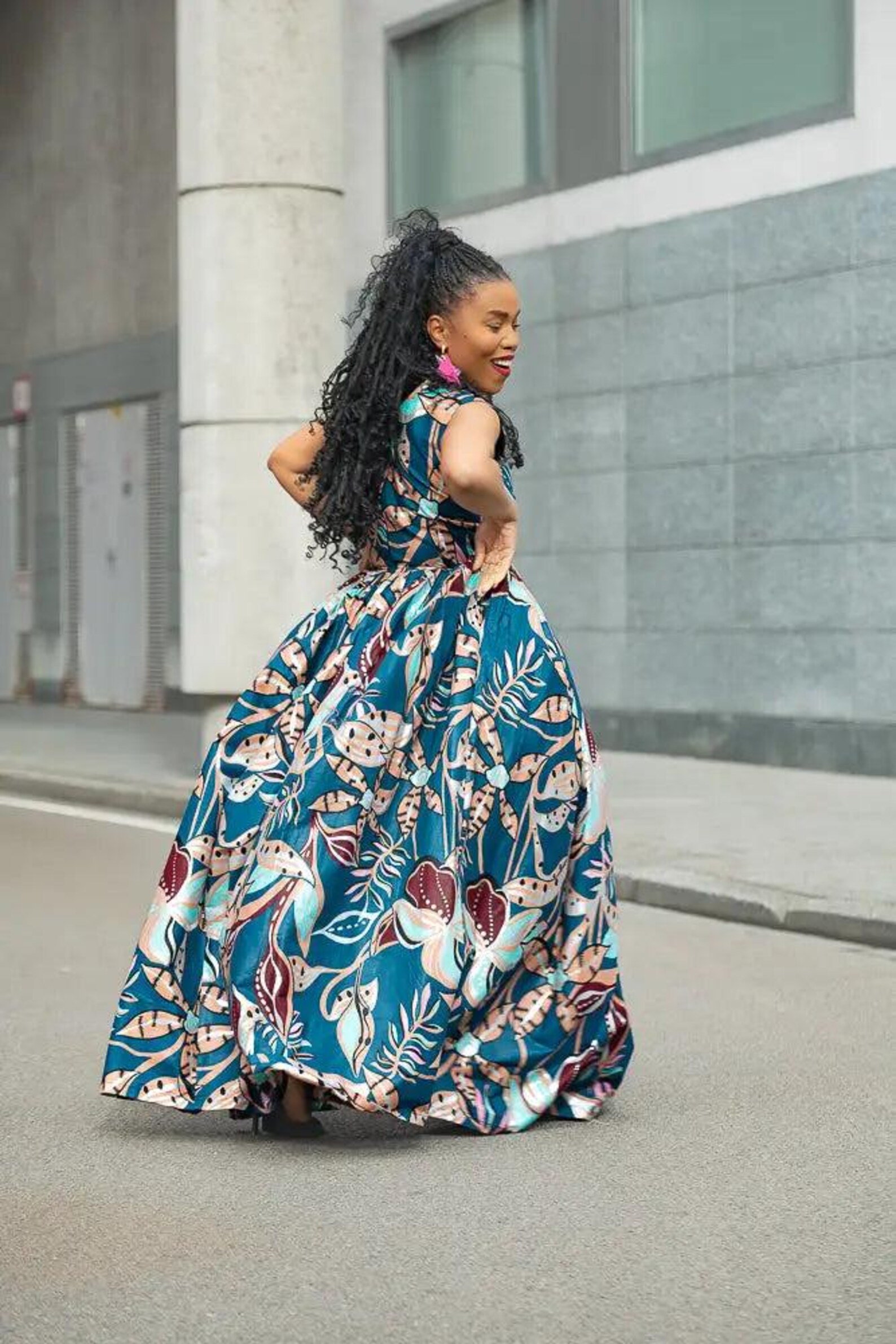 FUNKE MAXI DRESS - Etsy