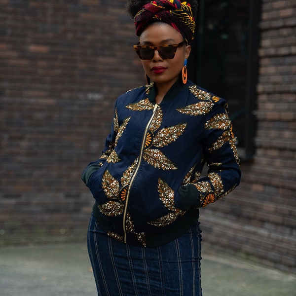 African Print Jacket - Etsy