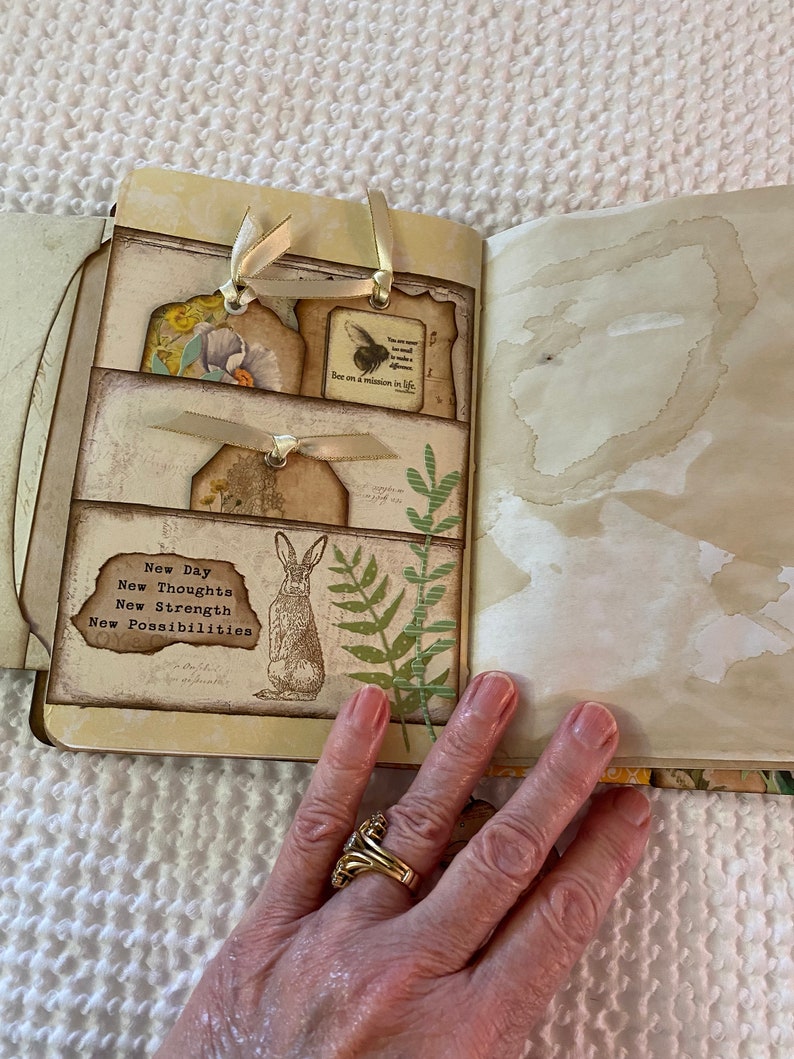 Journal, Writing, Pastel Colors, Paper, Lace, Charms, Bunnies, Rabbits ...