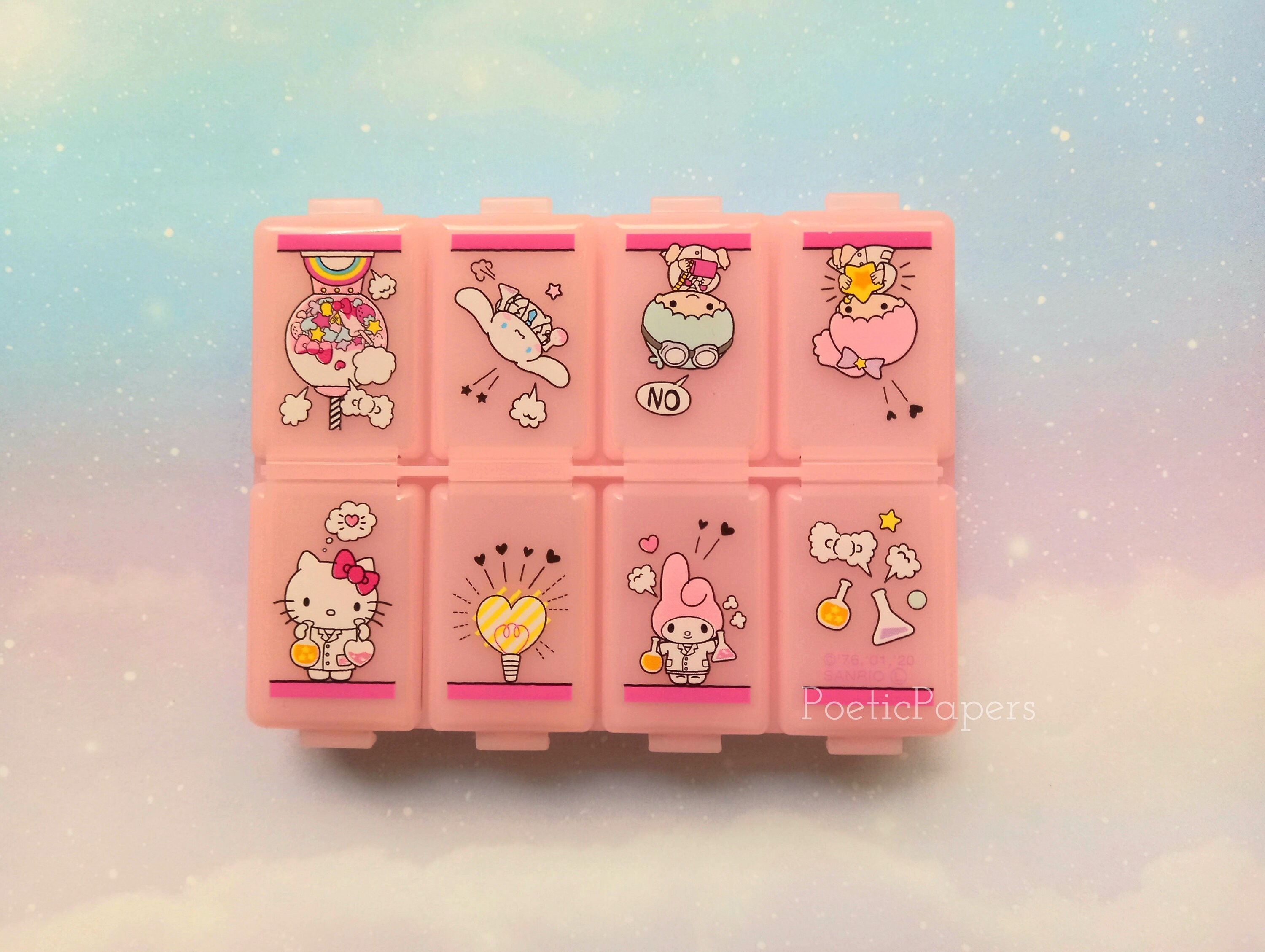 Cute Accessory Box My Melody Hello Kitty Pill Box Organizer - Etsy