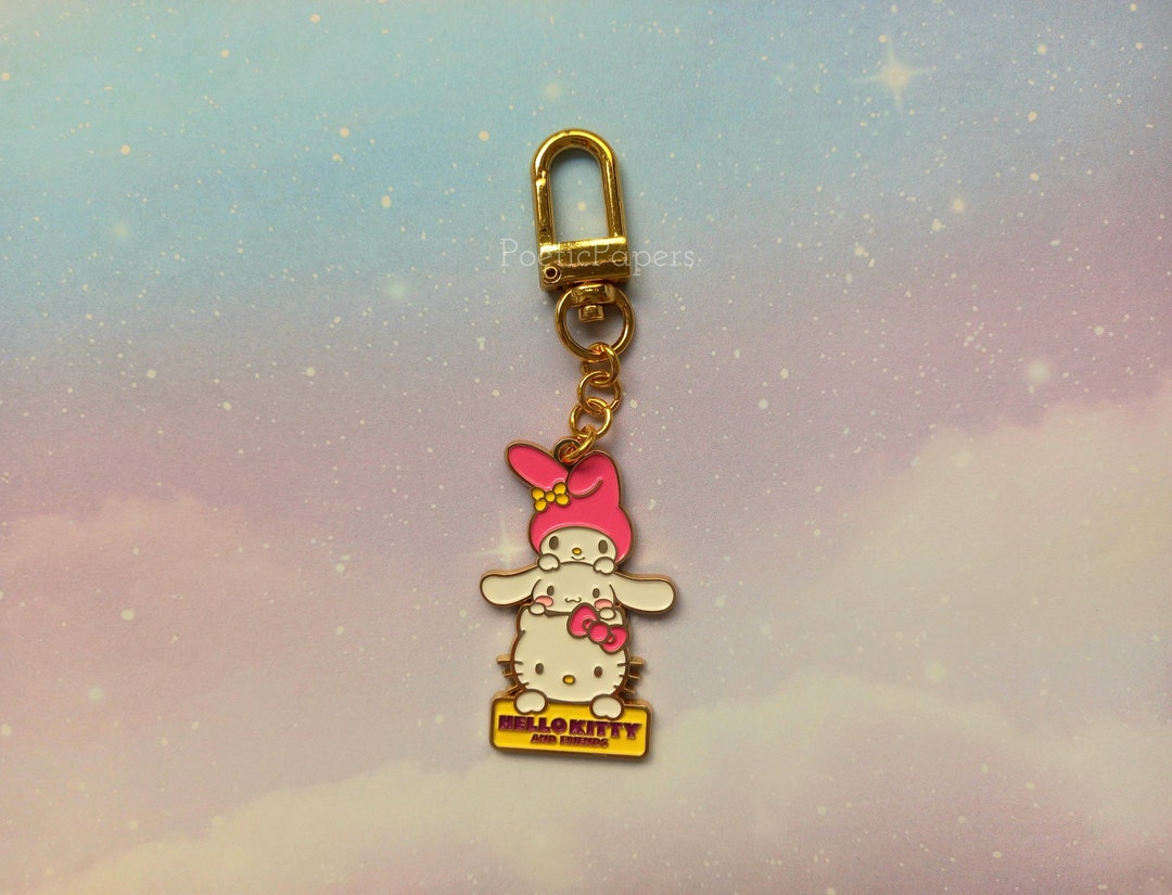 LIMITED EDITION My Melody Cinnamoroll Hello Kitty Bag Charm Bracelet ...