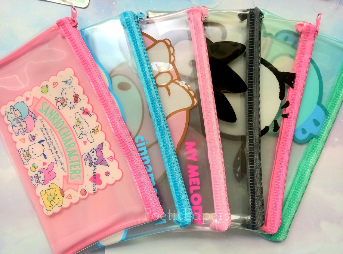 Clear Vinyl Pouches | Makeup Pouch | Pencil Pouch | Accessories Pouch ...