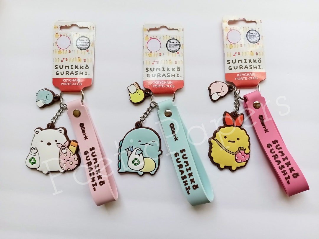 Sumikko Gurashi Travel Themed Keychains San-x Sanrio Keychain Bag Charm ...