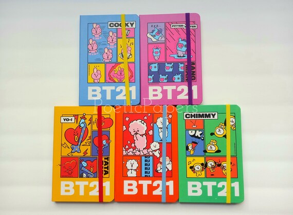 BT21 Notebook BTS Journal BTS Stationery Kpop - Etsy