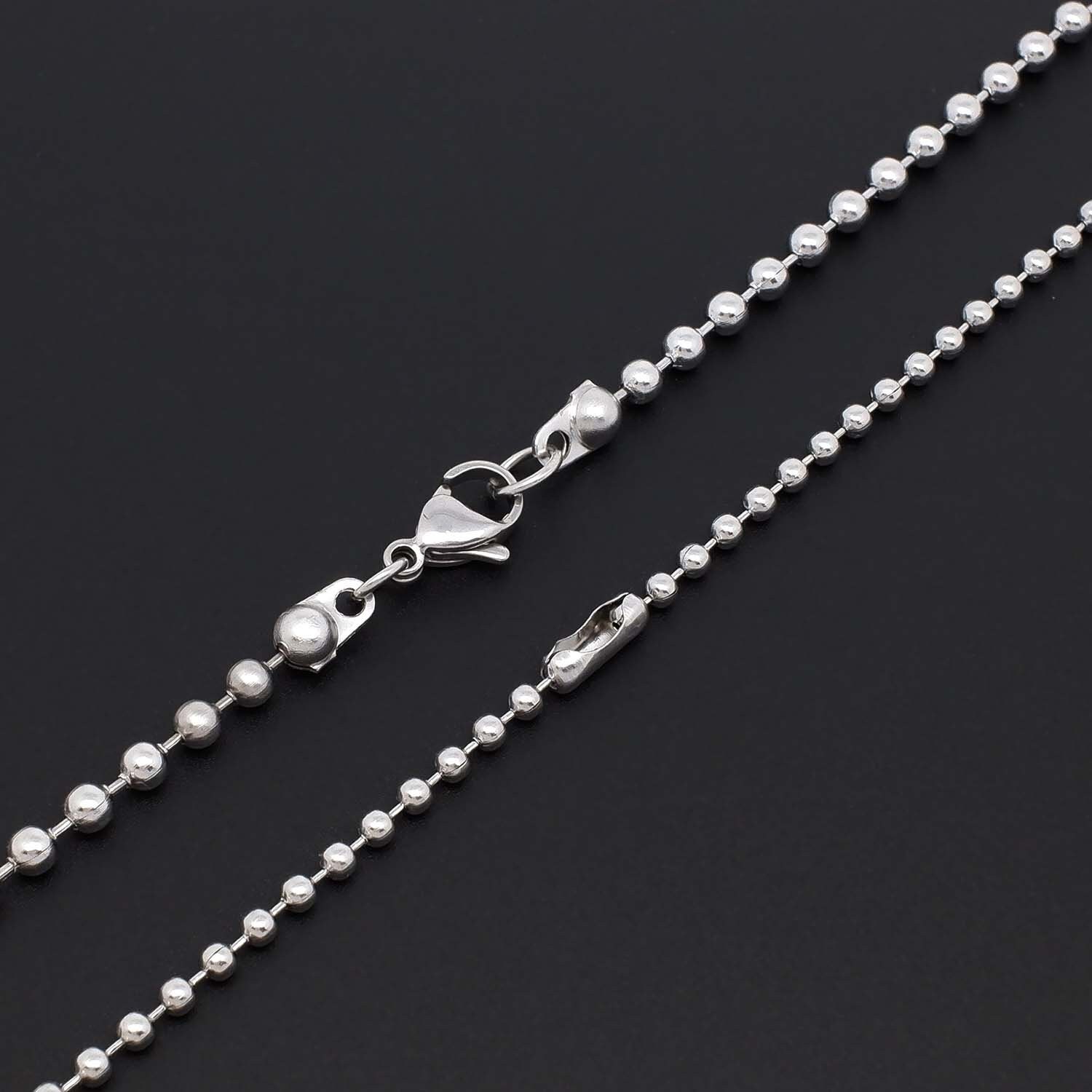 1.5mm 2mm 2.4mm 3.2mm Ball Chain Loop Clasps Knots Clasps - Etsy