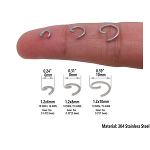 Bulk Stainless Steel Opened Jump Rings, 4mm 5mm 6mm 8mm 9mm 10mm 12mm ...