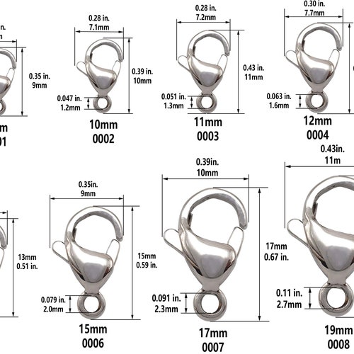 Bulk Stainless Steel Pinch Clasp Bails 18K Gold Plated Fit - Etsy