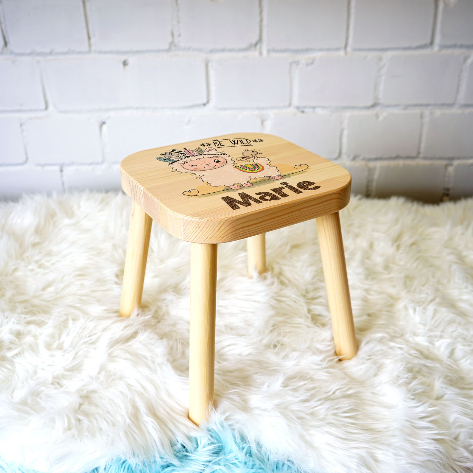Hocker für Kinder personalisiert mit Name Kinderhocker aus - Etsy.de