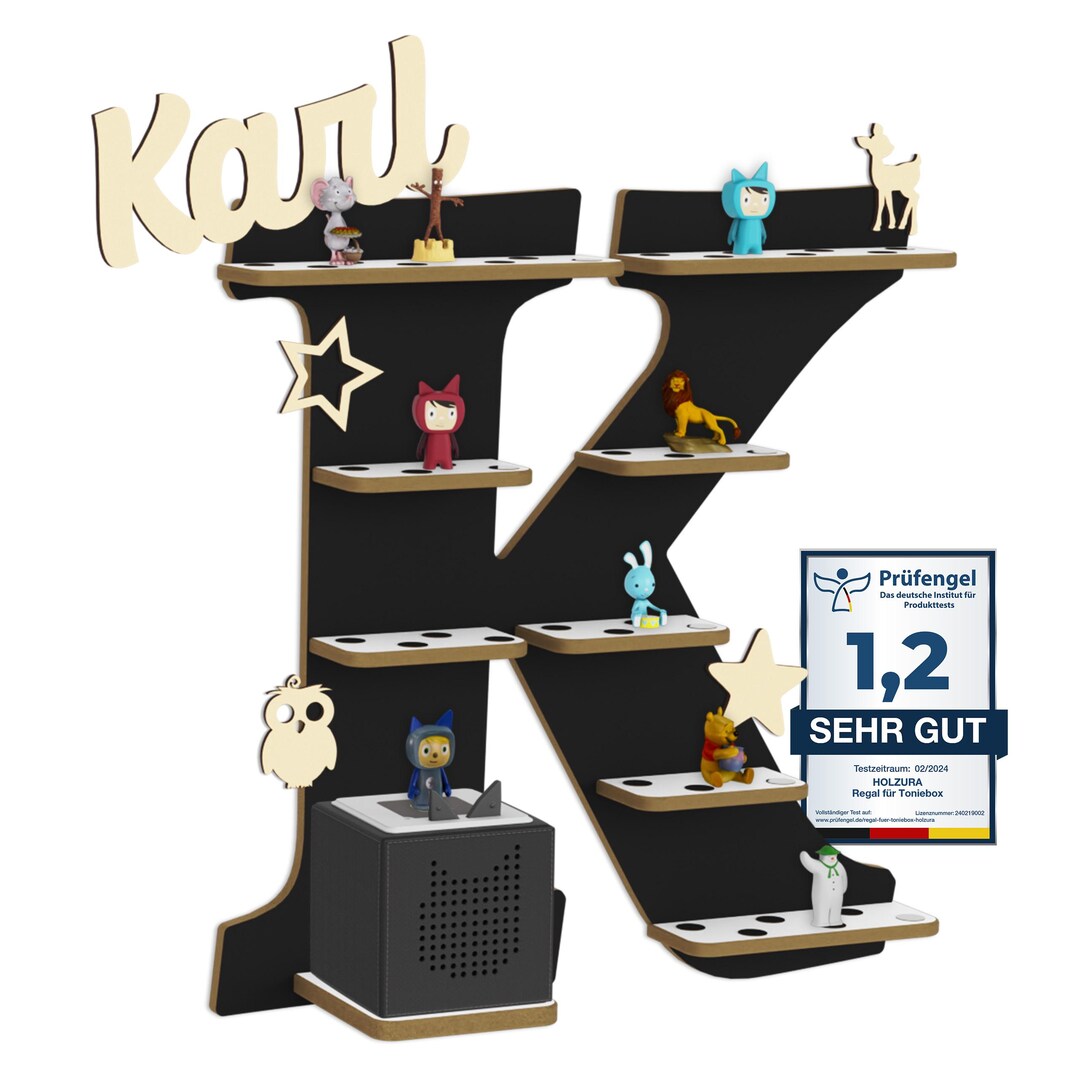 Shelf for Music Box, Wall Shelf for Tonie Figures, Personalized With ...
