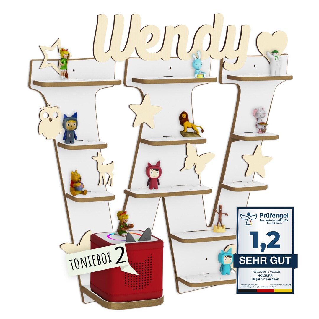 Shelf for Music Box, Wall Shelf for Tonie Figures, Personalized With ...