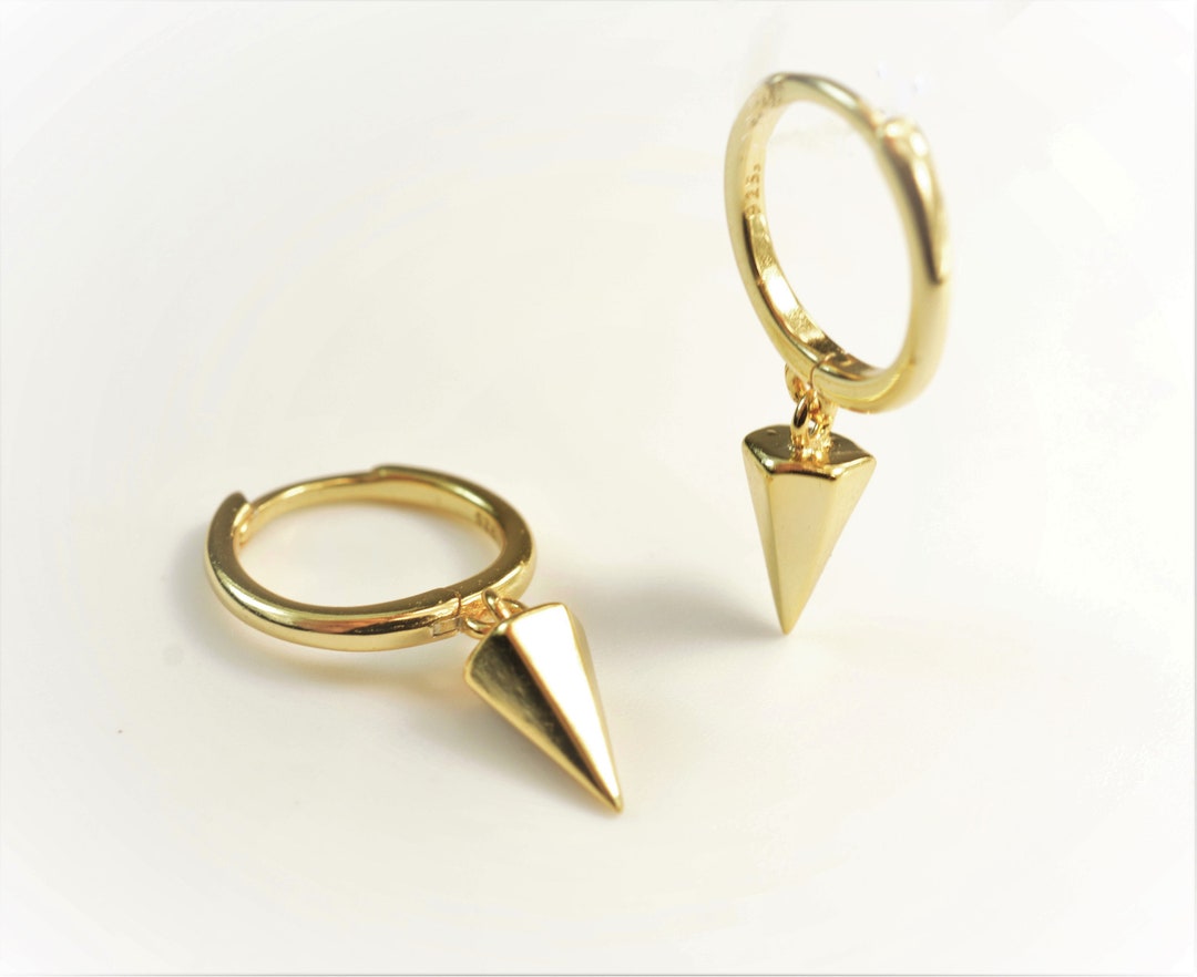 Spike Earrings Women Goth Earrings Spike Hoop Earrings Earrings Punk ...