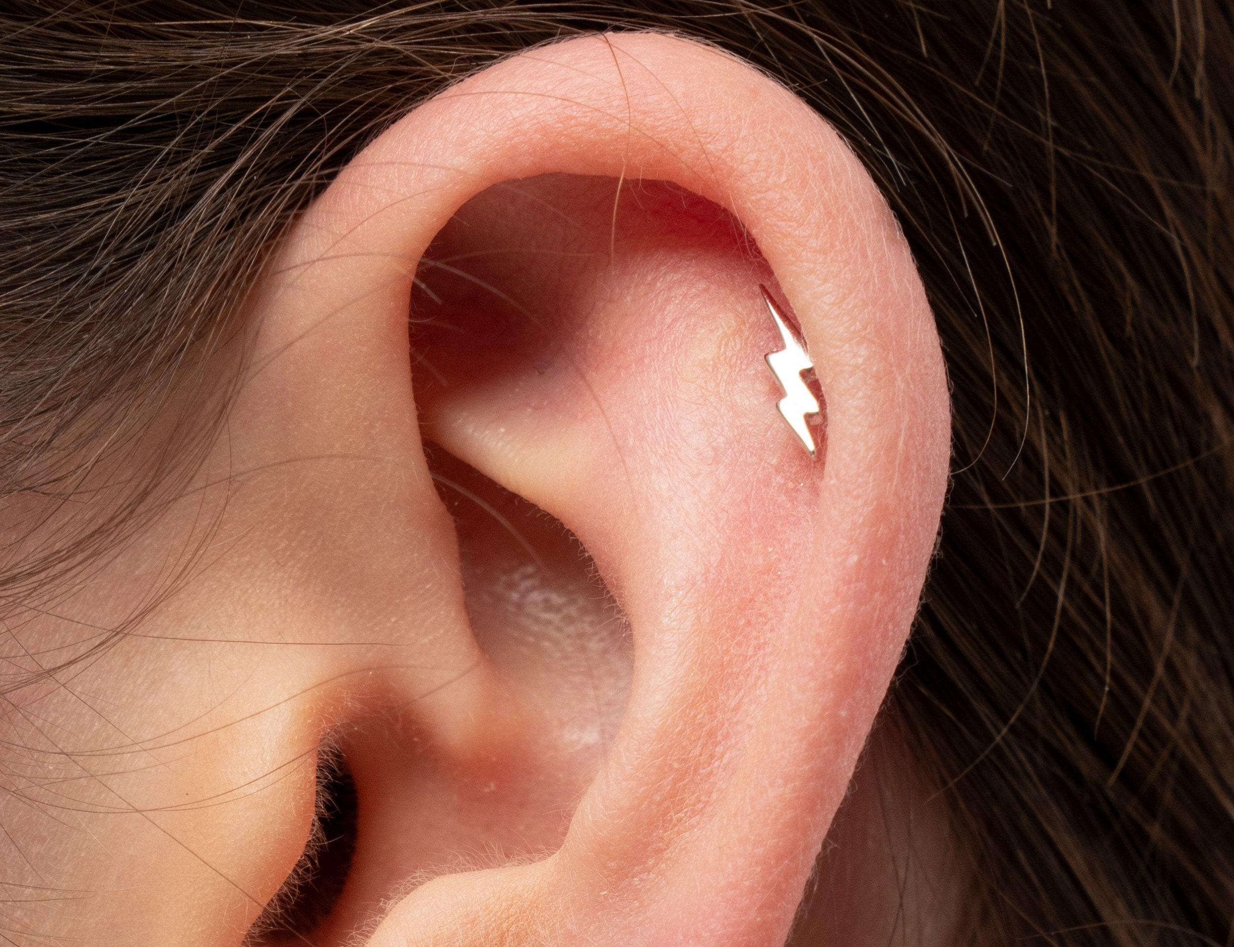 Flash Lightning Bolt On The Ear