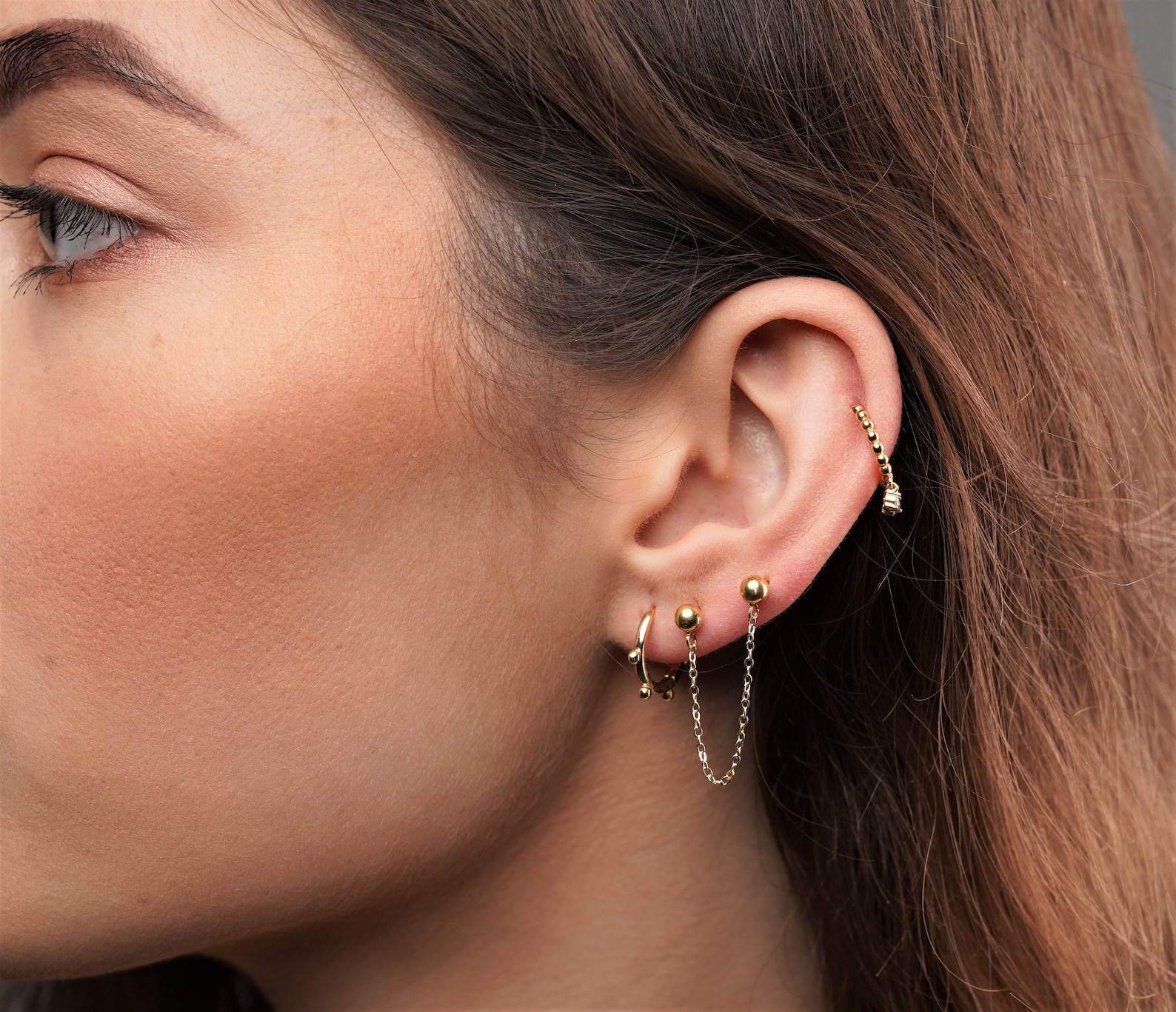 Ball Hoop Earrings Hoop Earrings Gold Hoop Earrings - Etsy