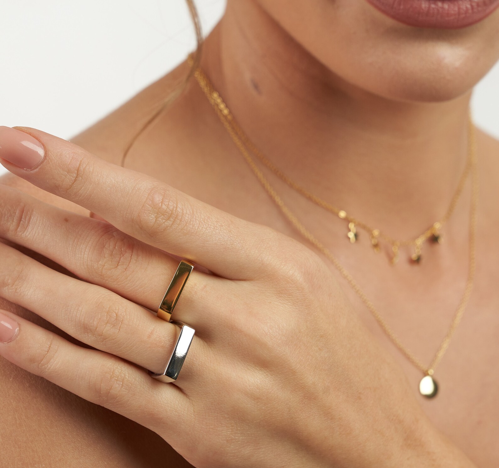 Gold Ring Shiny Gold Ring Adjustable Ring Gift for Her | Etsy