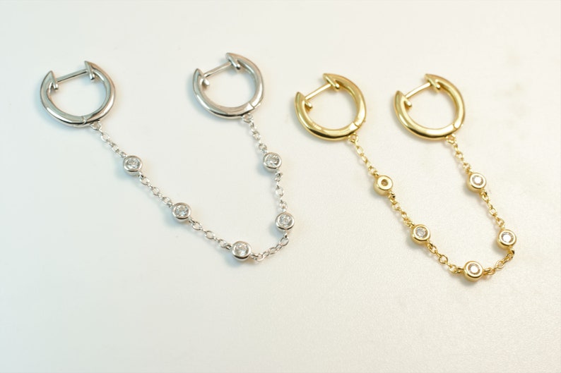 Gold Piercing Earring Huggie Hoops Gold Handcuff Hoop Etsy