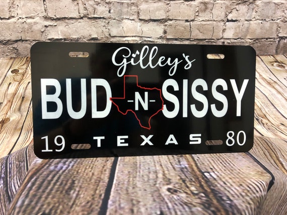 Bud N Sissy Urban Cowboy Vanity Auto License Plate - Etsy