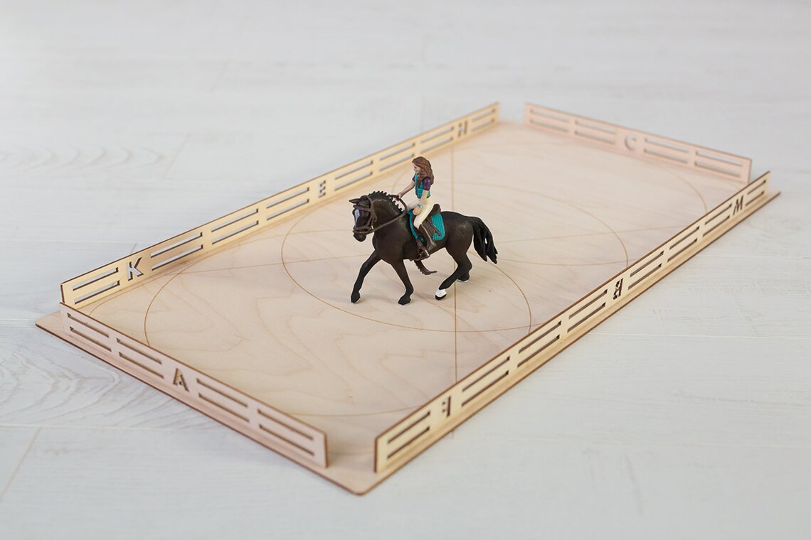 Horse Dressage Training Area Zone Quadrangle Rectangle - Etsy