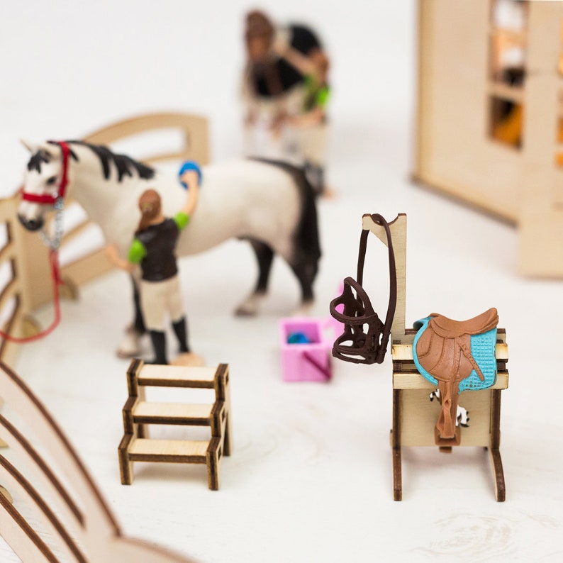 NEW MODEL Horse Stable LIGHTING 12stalls-wooden Stable-for - Etsy