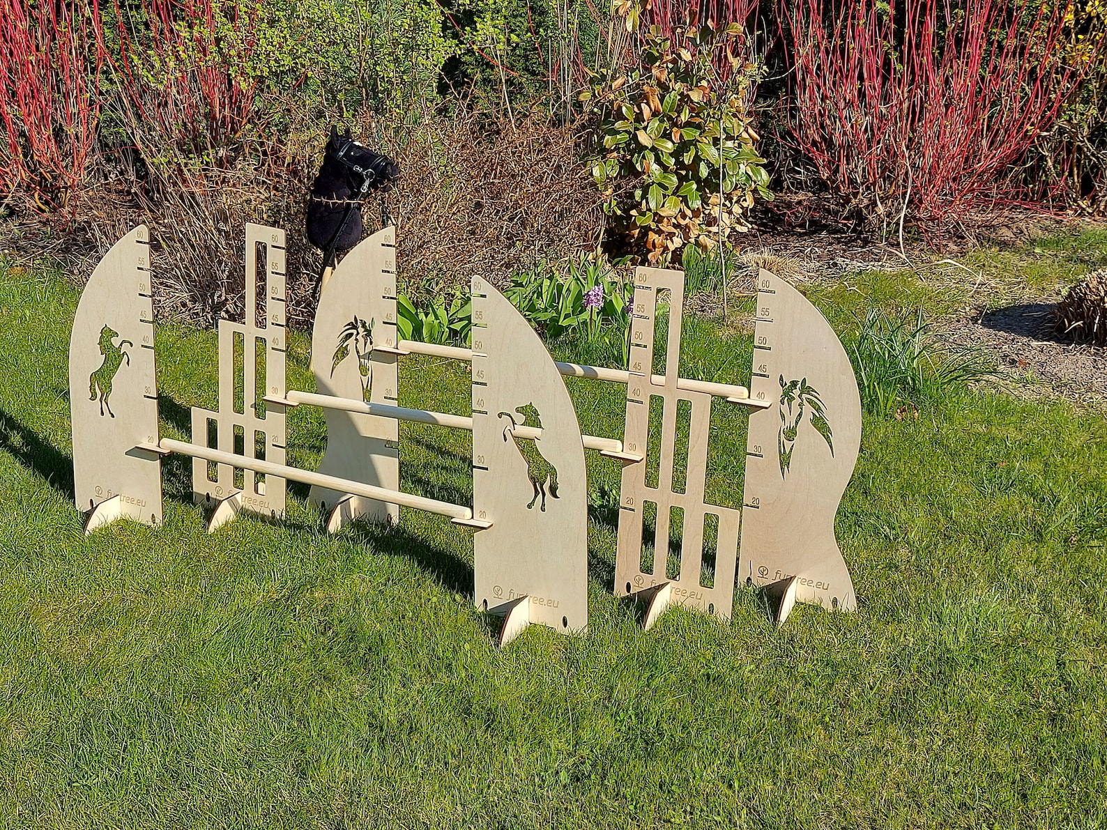 Set 3 X Obstales HORSE, JUMP, CLASIC 60cm Hobby Horse Agility ...