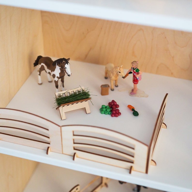 Wall and Sill Stables SET 8 Stalls-horse Stable-wooden | Etsy