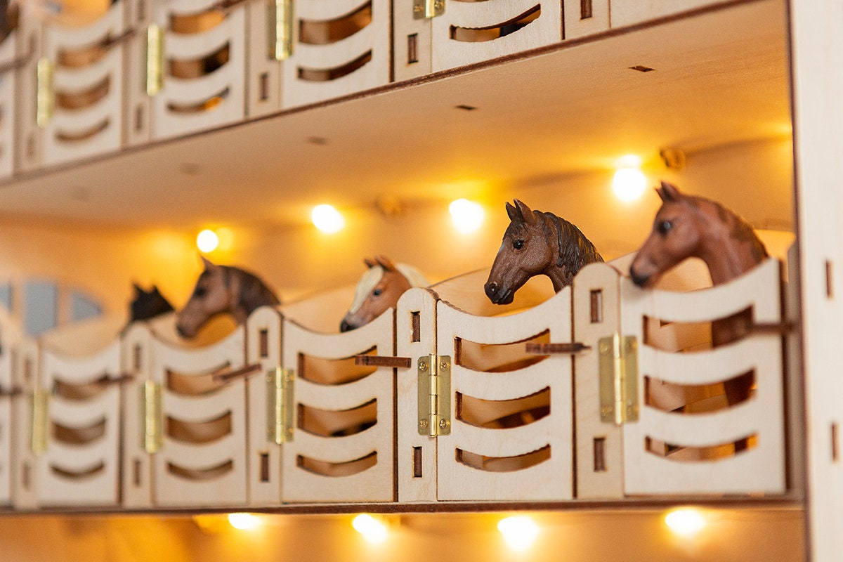 Wall and Sill Stables SET 18 Stalls-horse Stable-wooden - Etsy