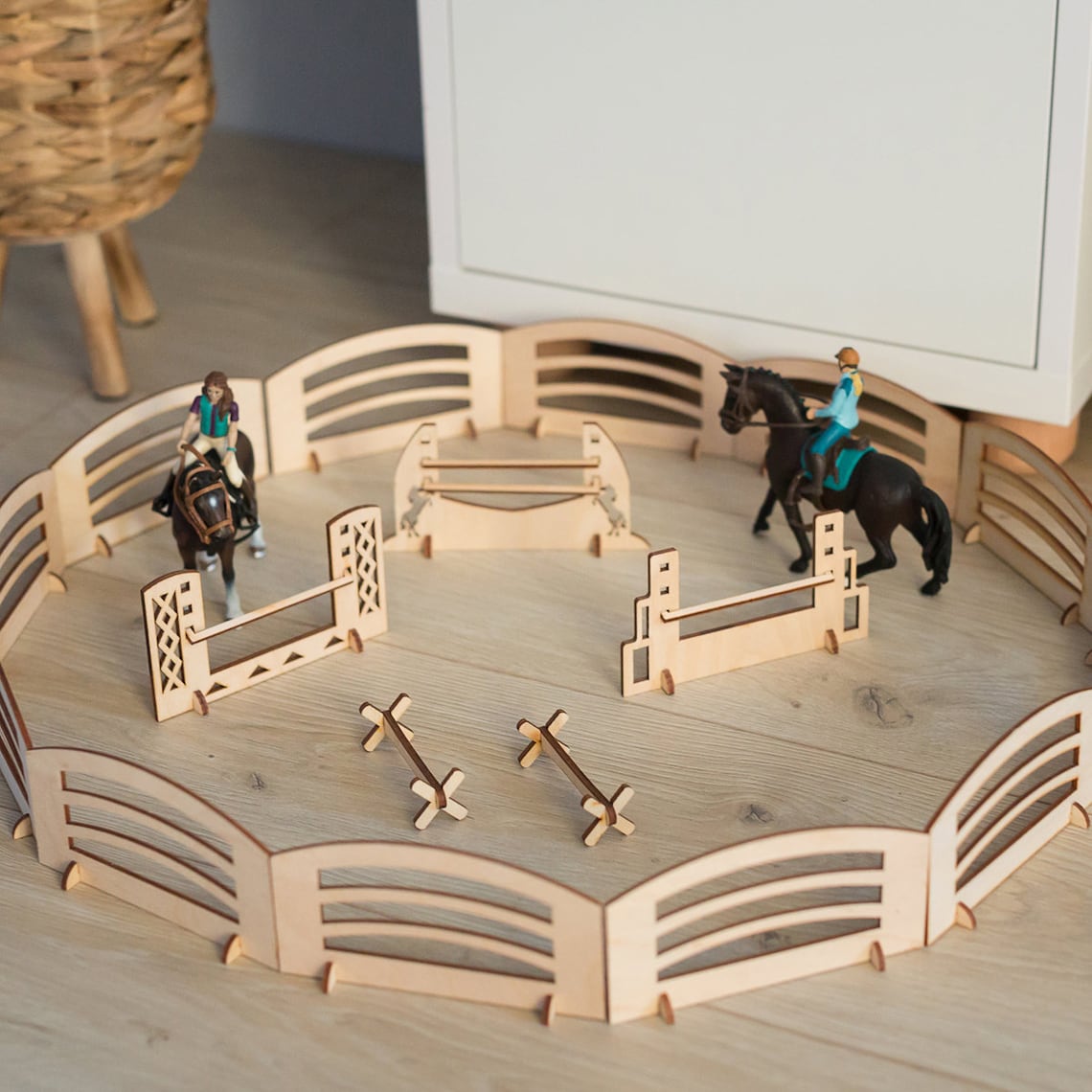 Wall and Sill Stables SET 8 Stalls-horse Stable-wooden Barn-toy ...