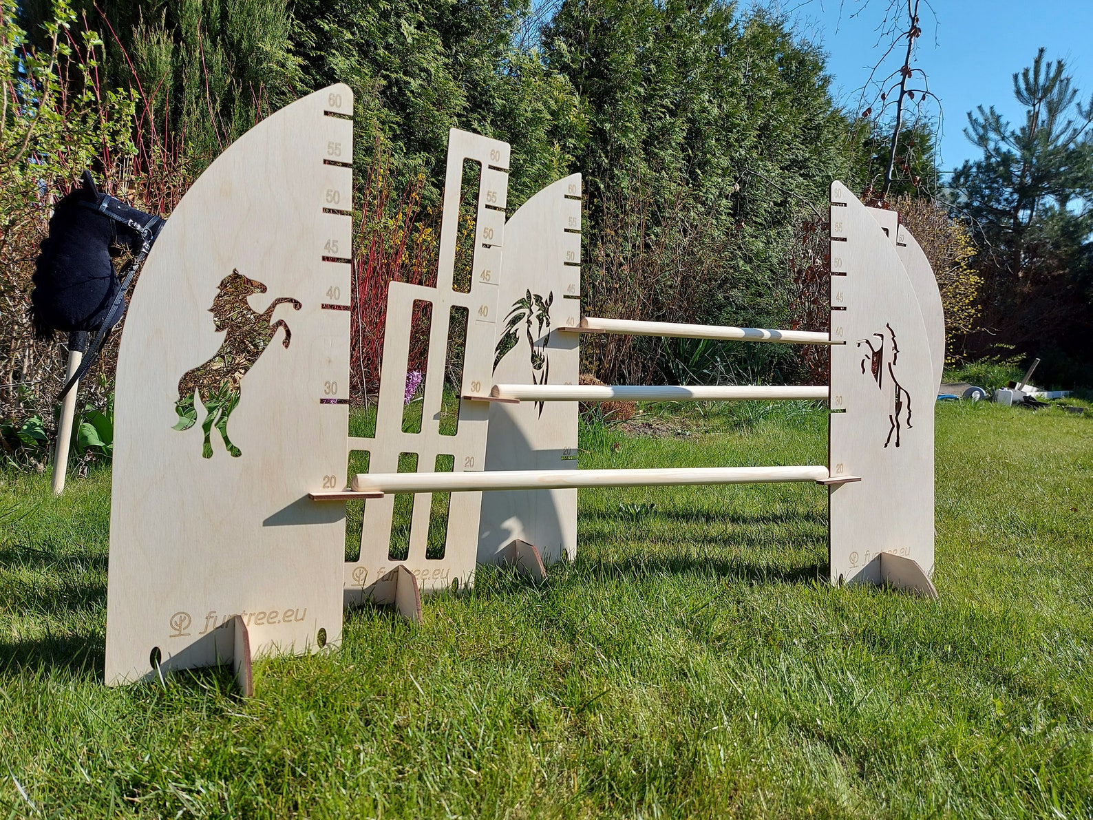 Set 3 X Obstales HORSE, JUMP, CLASIC 60cm Hobby Horse Agility ...