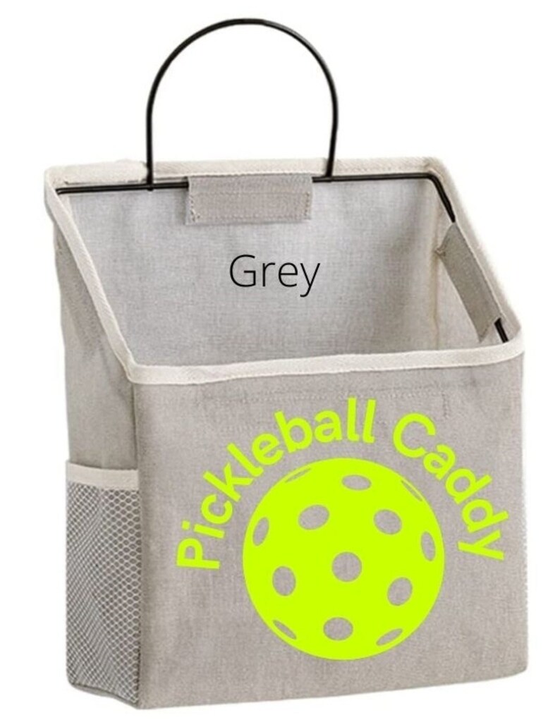 Pickleball Caddy Ball Basket for Tennis Net or Fence - Etsy