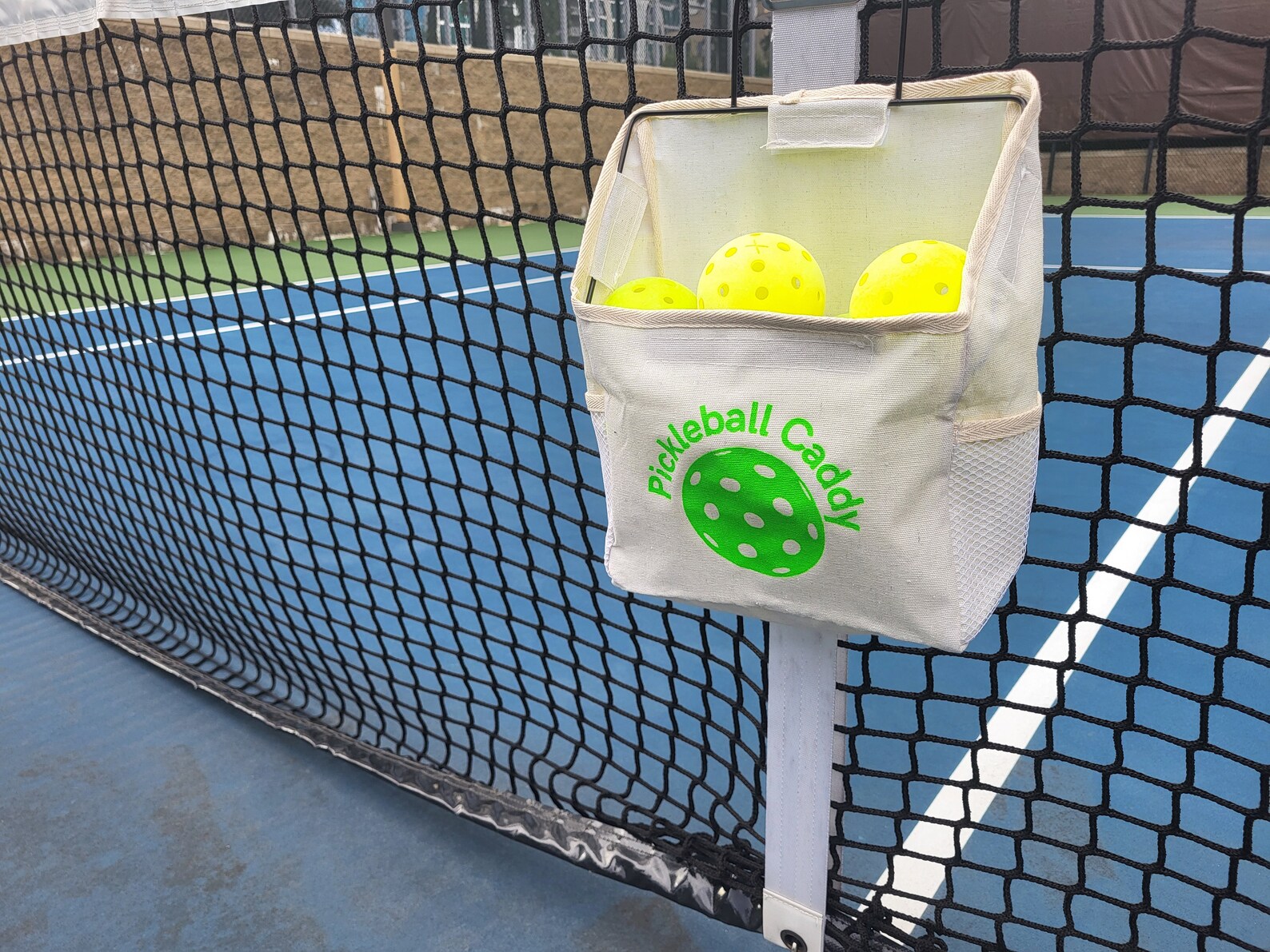 Pickleball Caddy Ball Basket for Tennis Net or Fence - Etsy