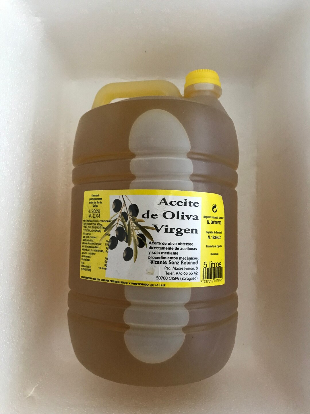 5 Litres of Organic Virgin Olive Oil From My Small Farm in Spain - Etsy
