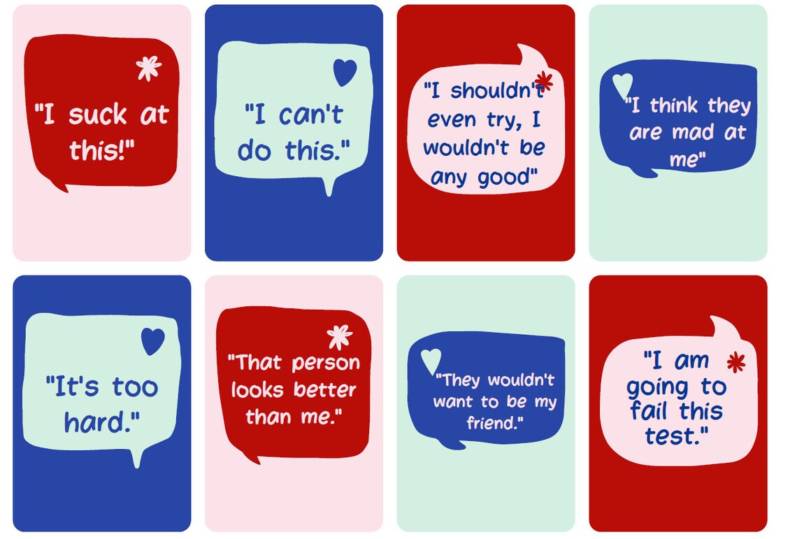 Helpful and Unhelpful Thoughts Sorting Cards - Etsy