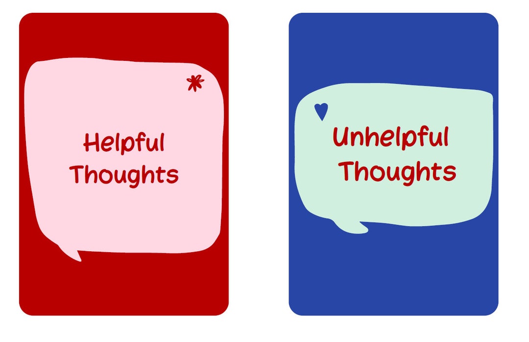 Helpful and Unhelpful Thoughts Sorting Cards - Etsy Helpful and Unhelpful Thoughts Sorting Cards - Etsy