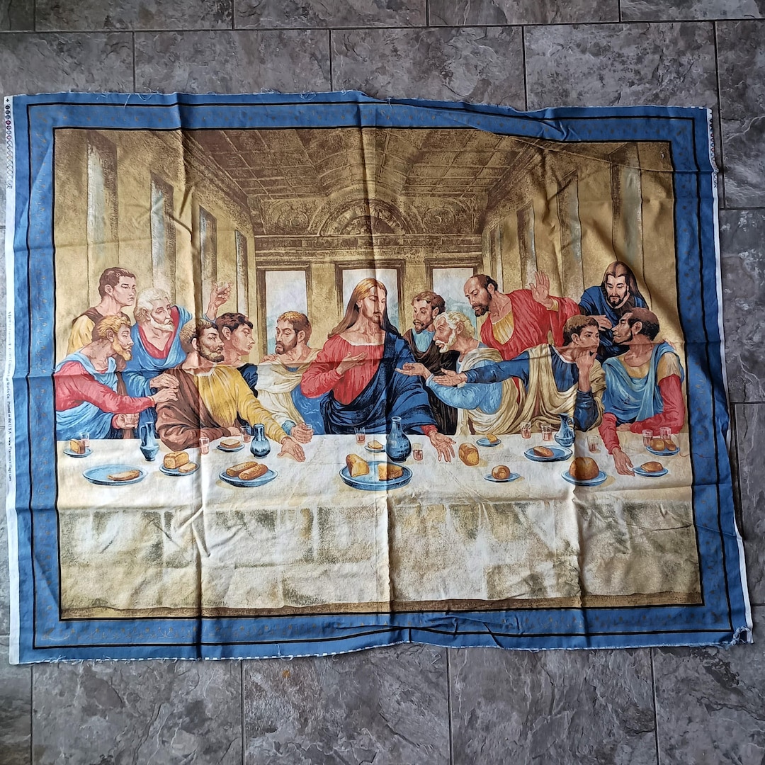 The Last Supper Quilt or Wall Hanging Panel Cranston Print Works Cotton ...
