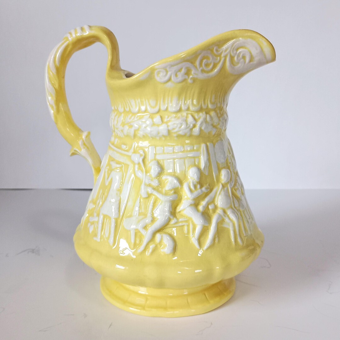 Vintage Tam O'shanter Molded Pitcher Jug Robert Burns Poem the Witches ...
