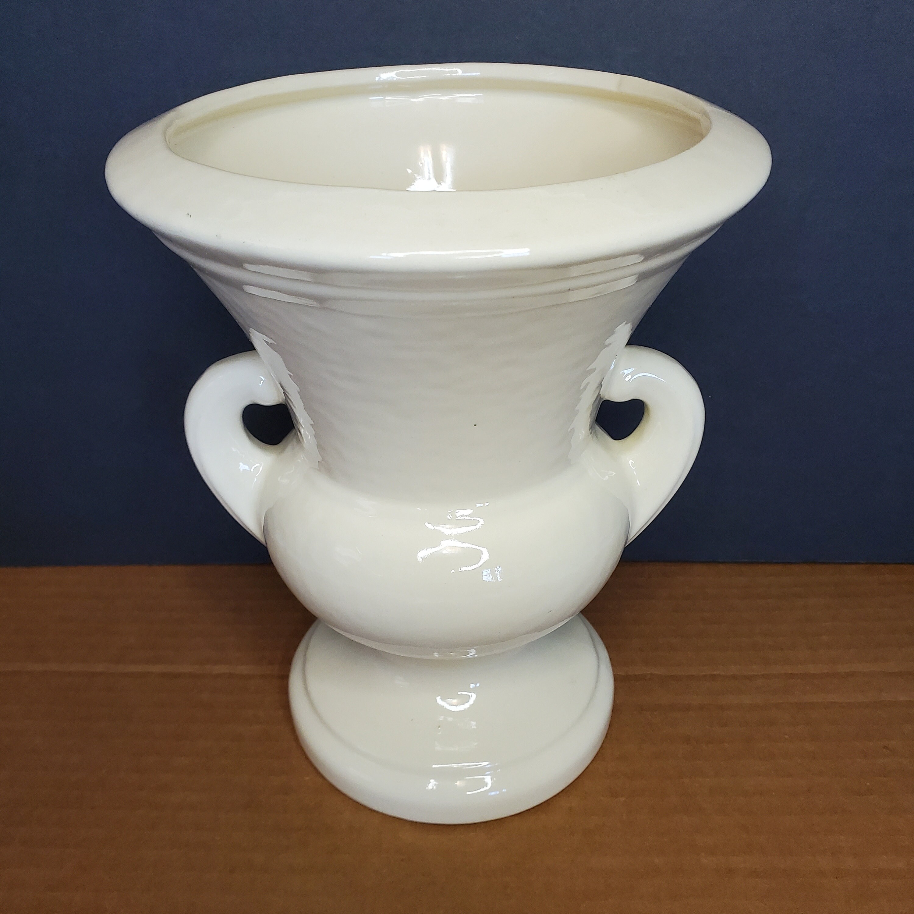 Vintage Haeger Pottery White Cream Trophy Urn Vase Planter - Etsy