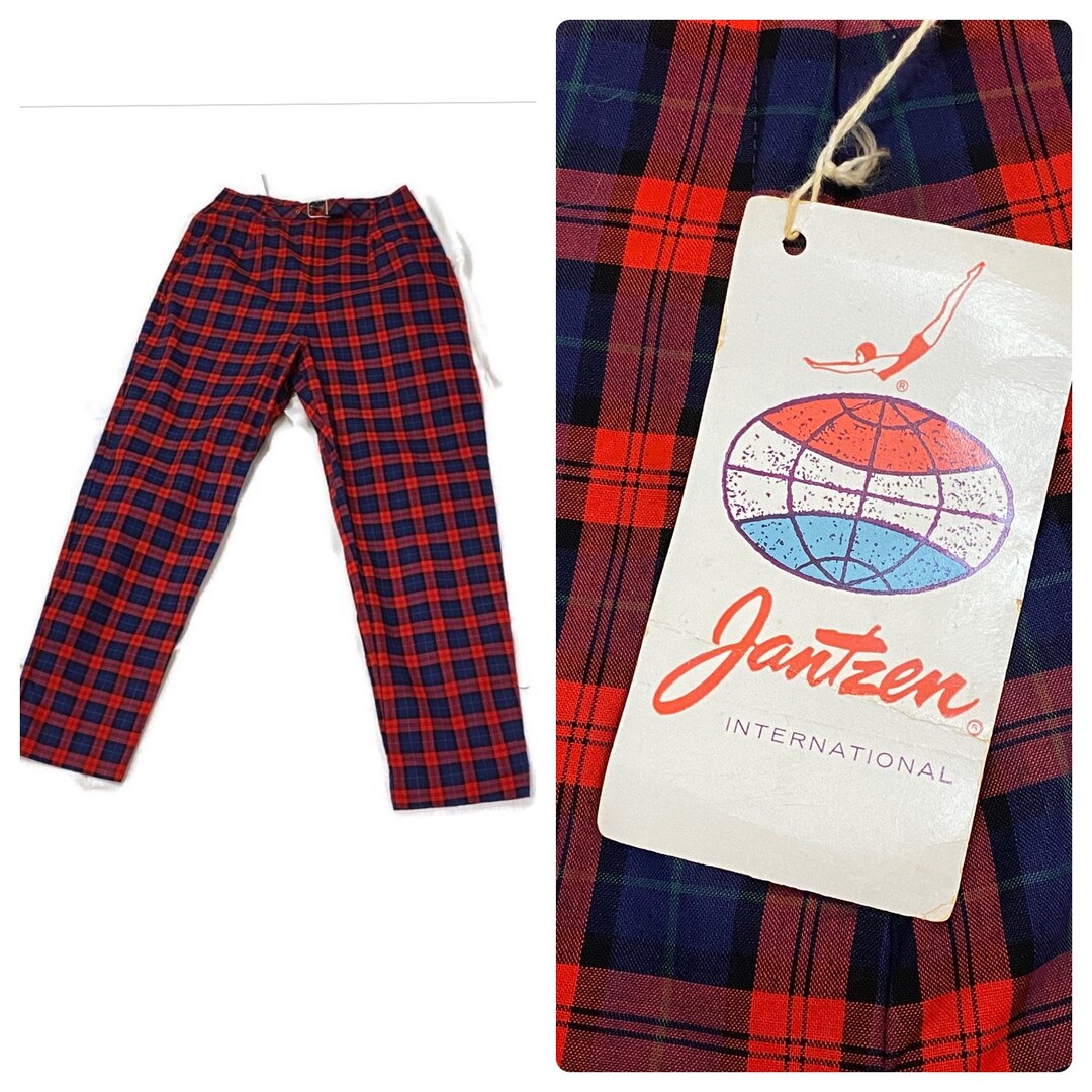 1950's Jantzen Cigarette Pants Dead Stock With Tags Cotton Poplin ...