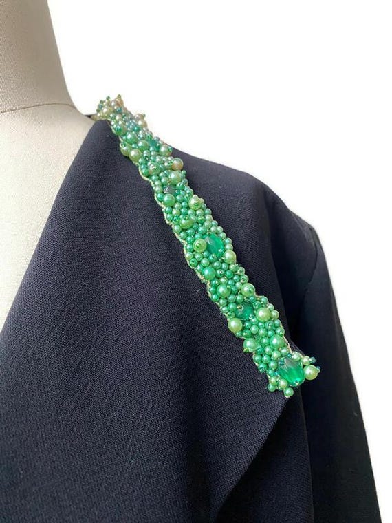 1980's Evening wear blazer Candice Fraiberger Paris b… - Gem