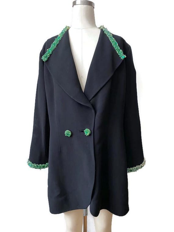 1980's Evening wear blazer Candice Fraiberger Paris b… - Gem