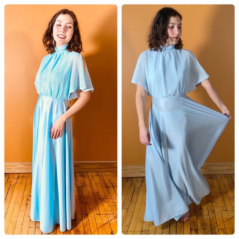 1970s 70s Prom Dress - Etsy