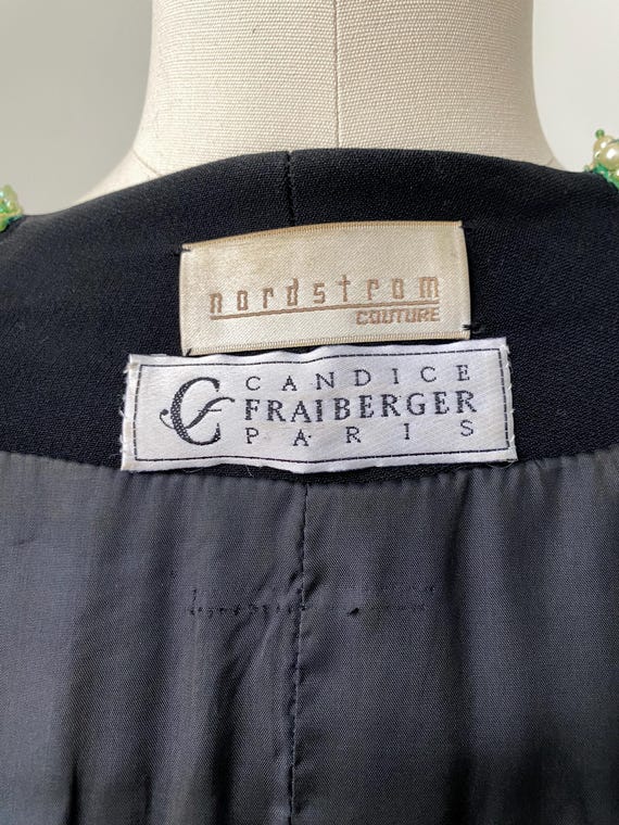 1980's Evening wear blazer Candice Fraiberger Paris b… - Gem
