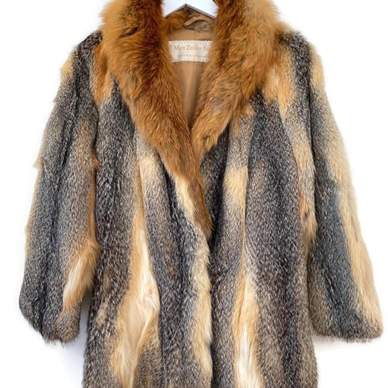 Red Fox Fur Coat - Etsy