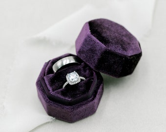 Purple Engagement Ring Box - Etsy