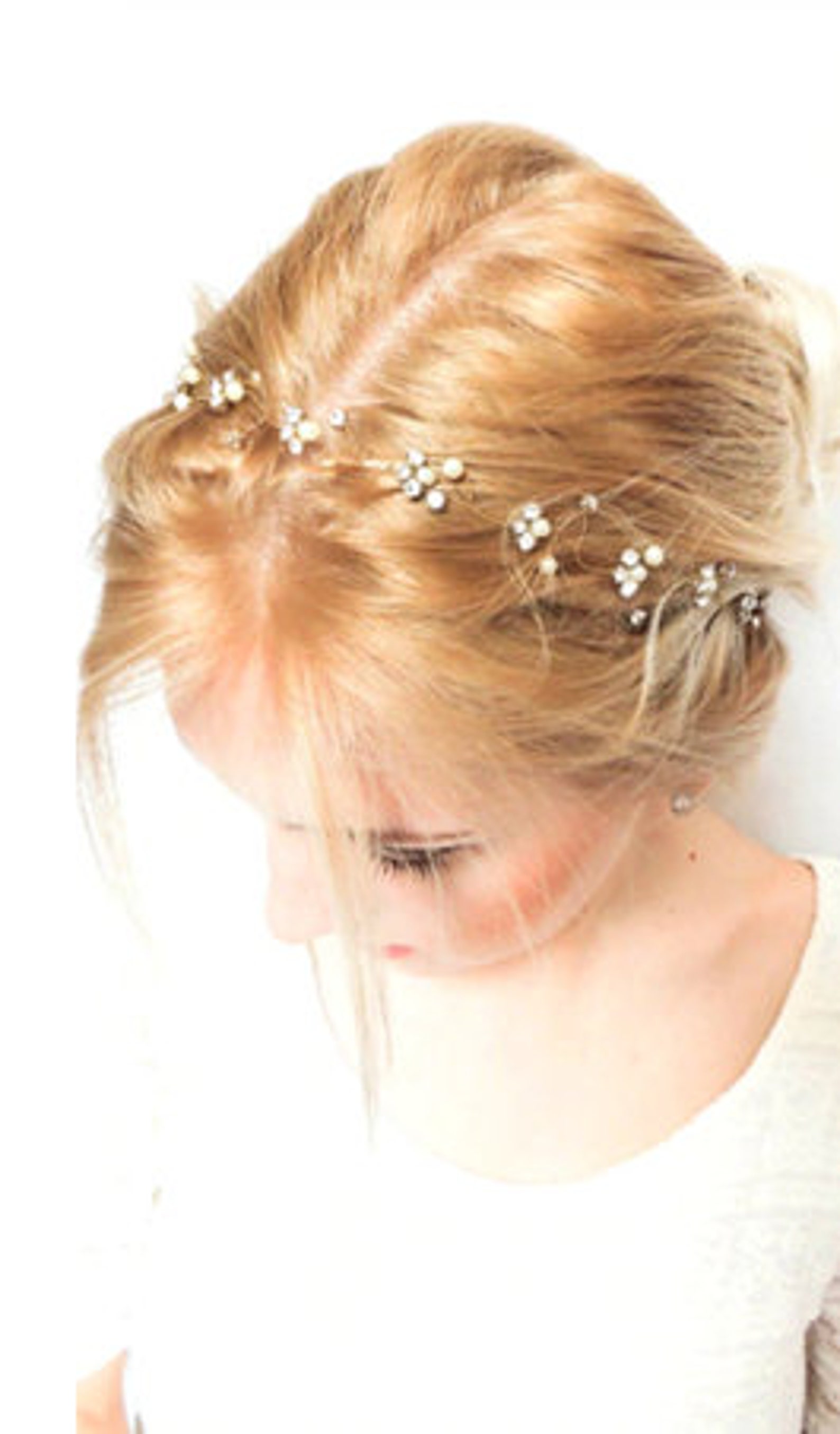 NORA // Simple Wedding Hair Vine Bride Hairpiece Gold Bridal | Etsy