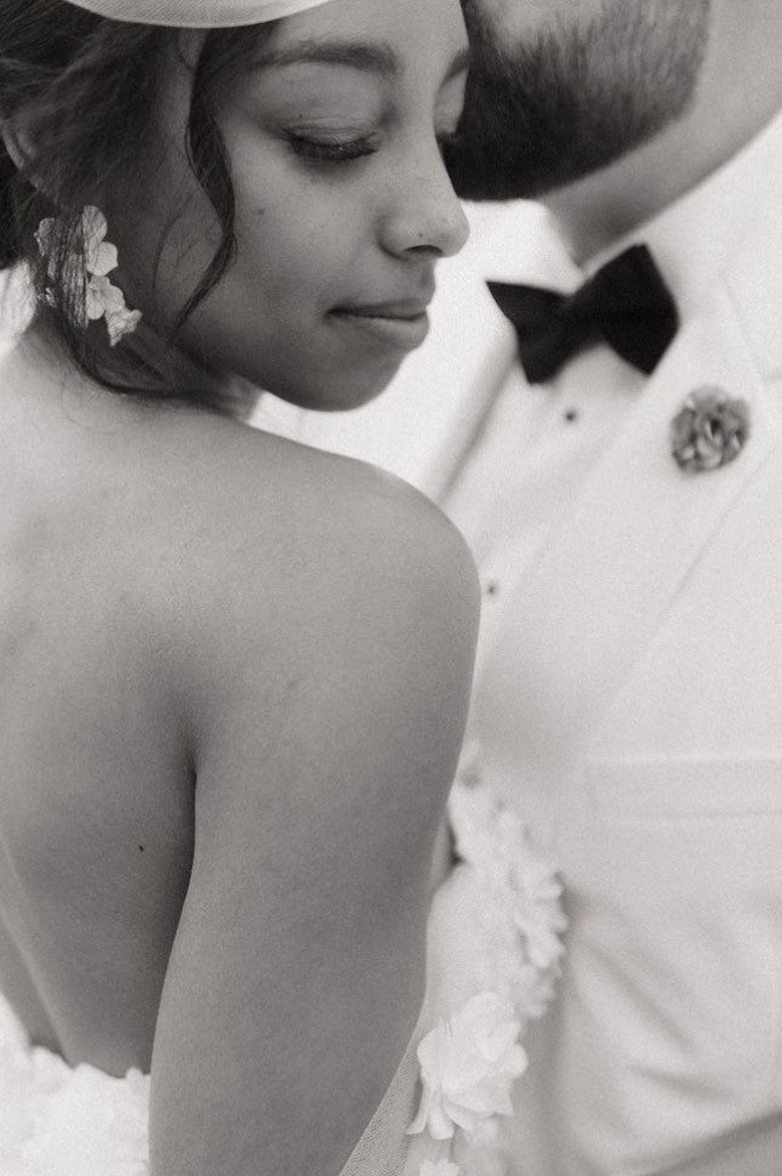 CELENA // White Flower Wedding Earringslong Floral Bride - Etsy