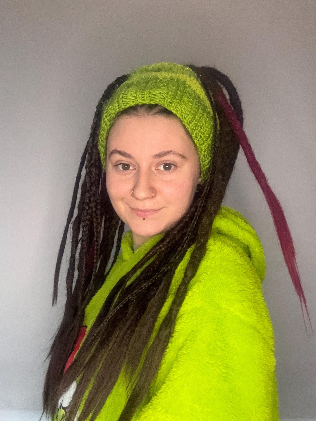 Grinchmas Beanie for Dreads / Christmas Grinchmas / Beanie for ...