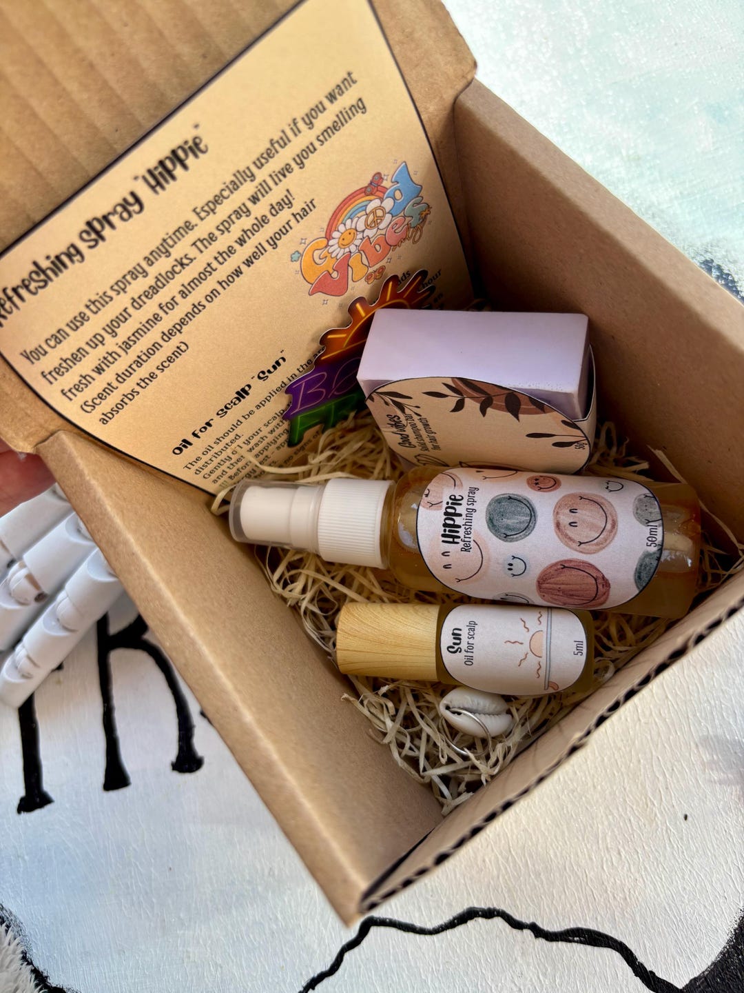 Boho Dreadlock Care Kit: Handmade Shampoo Bar & Freshening Spray - Etsy