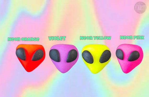 Neon Alien Beads/ Astronaut and UFO Dreadbeads/ Dreadlocks | Etsy